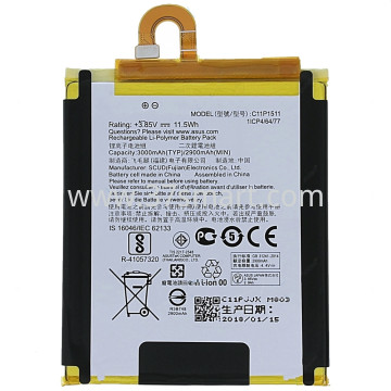 Asus ZE552KL, C11P1511 OEM Batteria Con Flex Curv 3000mAh Bulk